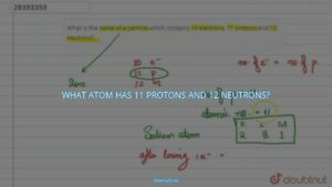What atom has 11 protons and 12 neutrons? – ChemCafe — science ...