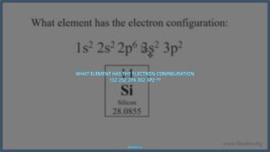 What element has the electron configuration 1s2 2s2 2p6 3s2 3p2 ...