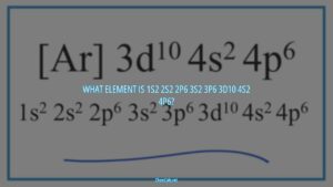 What element is 1s2 2s2 2p6 3s2 3p6 3d10 4s2 4p6? – ChemCafe — science ...
