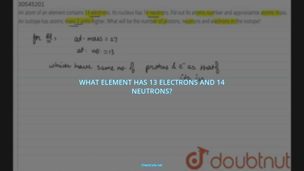 What atom has 11 protons and 12 neutrons? – ChemCafe — science ...