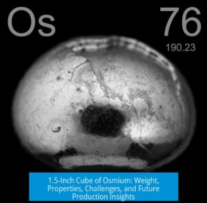 1.5-Inch Cube of Osmium: Weight, Properties, Challenges, and Future ...