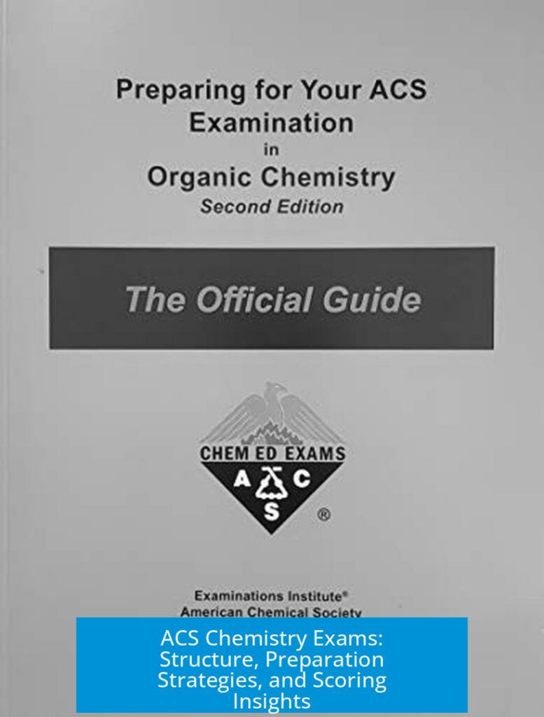 ACS Chemistry Exams: Structure, Preparation Strategies, and Scoring ...