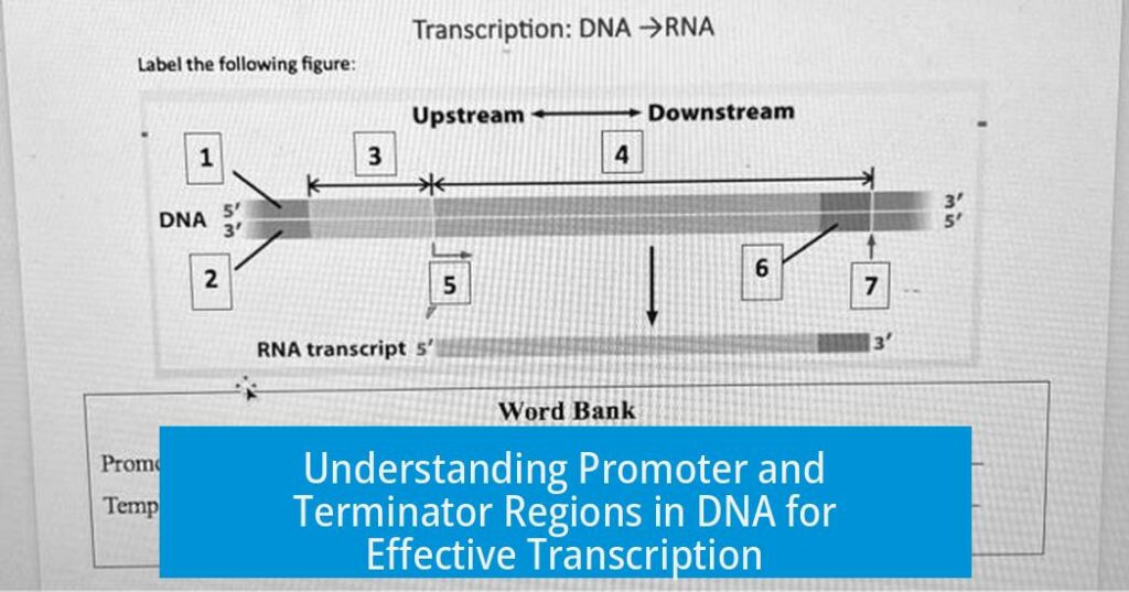 Understanding Promoter and Terminator Regions in DNA for Effective ...