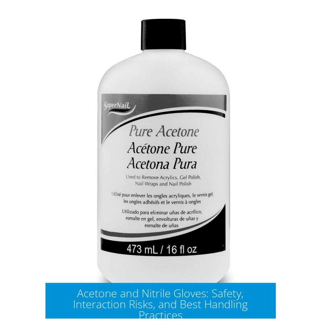 Acetone and Nitrile Gloves: Safety, Interaction Risks, and Best Handling Practices – ChemCafe ...