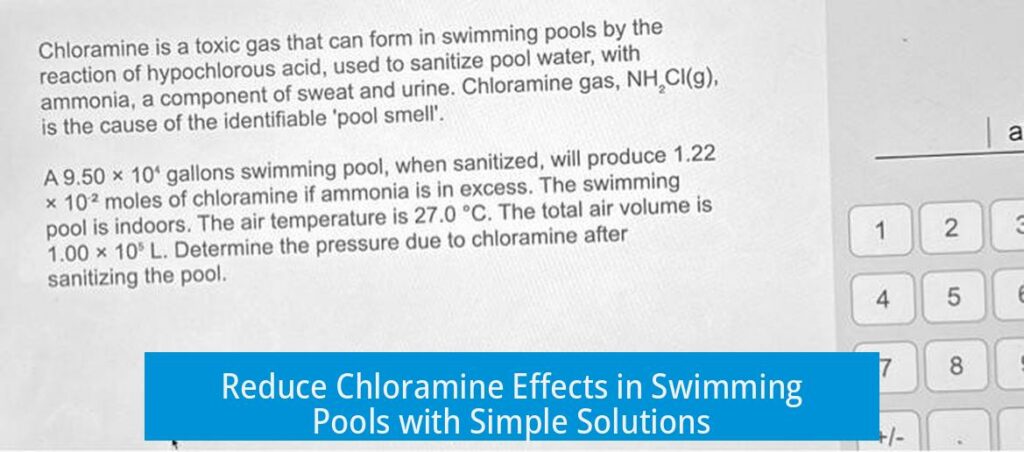 Reduce Chloramine Effects in Swimming Pools with Simple Solutions ...