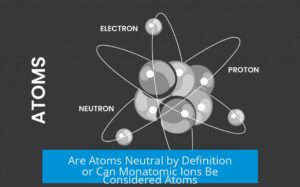 Are Atoms Neutral by Definition or Can Monatomic Ions Be Considered ...