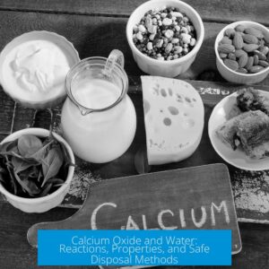 Calcium Oxide and Water: Reactions, Properties, and Safe Disposal ...