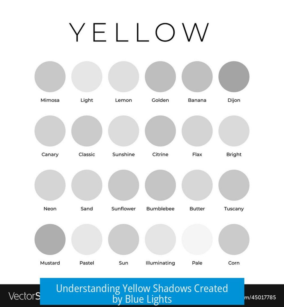Understanding Yellow Shadows Created by Blue Lights – ChemCafe ...