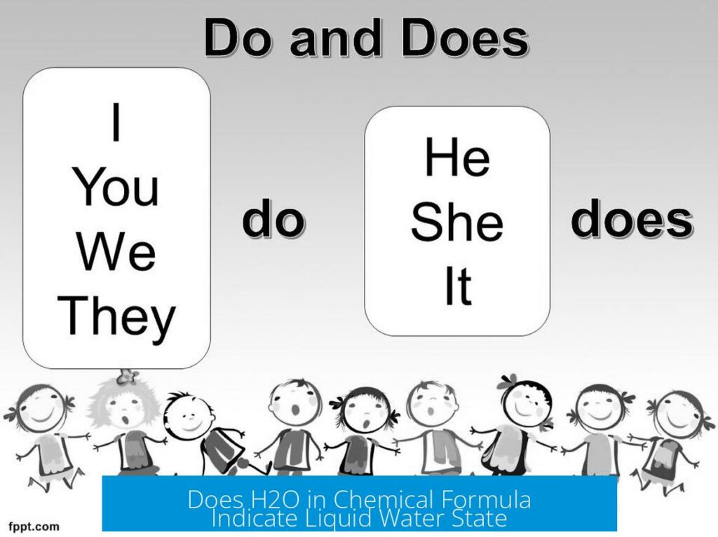 Does H2O in Chemical Formula Indicate Liquid Water State? – ChemCafe ...