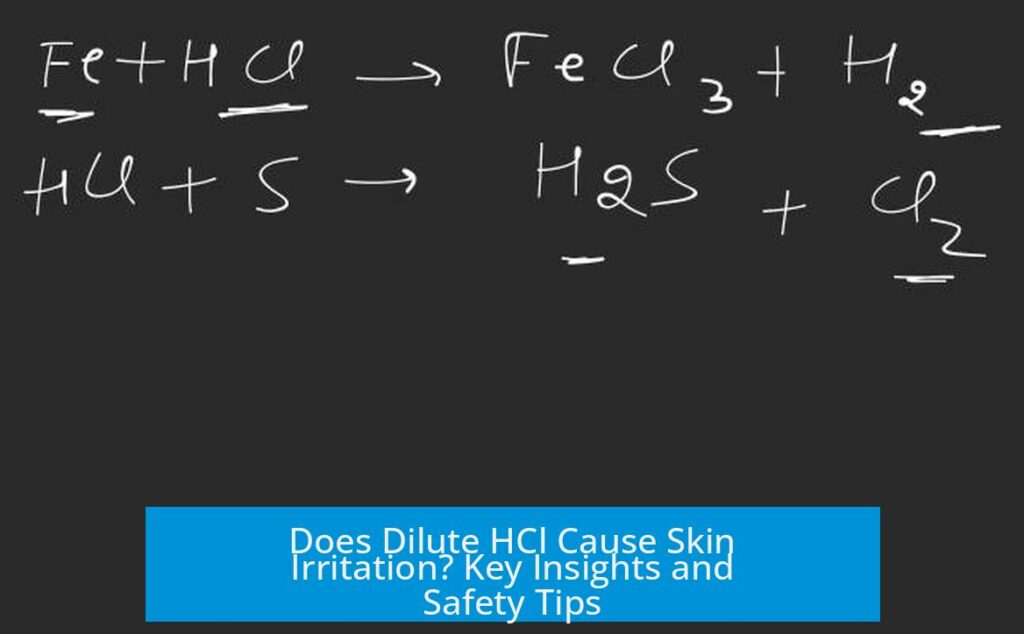 Does Dilute HCl Cause Skin Irritation? Key Insights and Safety Tips ...