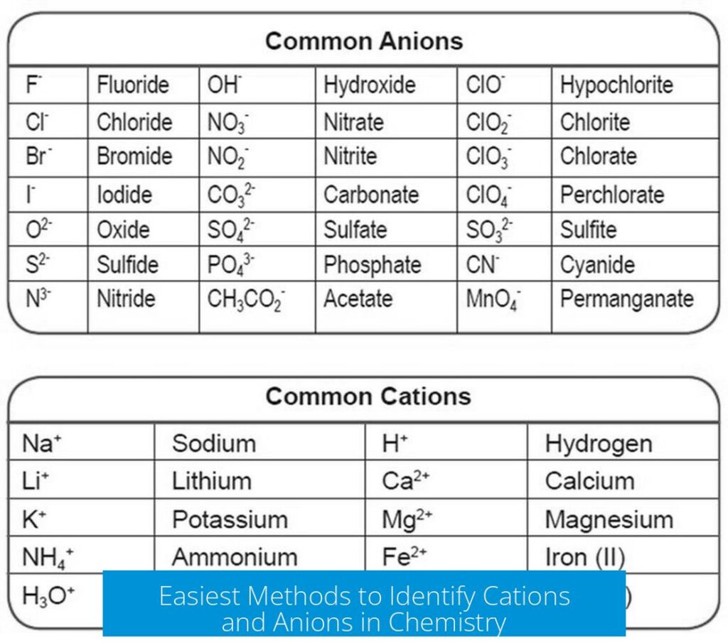 Easiest Methods to Identify Cations and Anions in Chemistry – ChemCafe ...