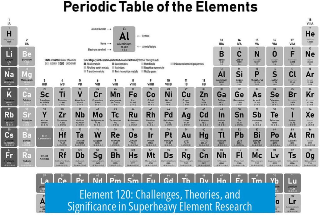 Element 120: Challenges, Theories, and Significance in Superheavy Element Research – ChemCafe ...