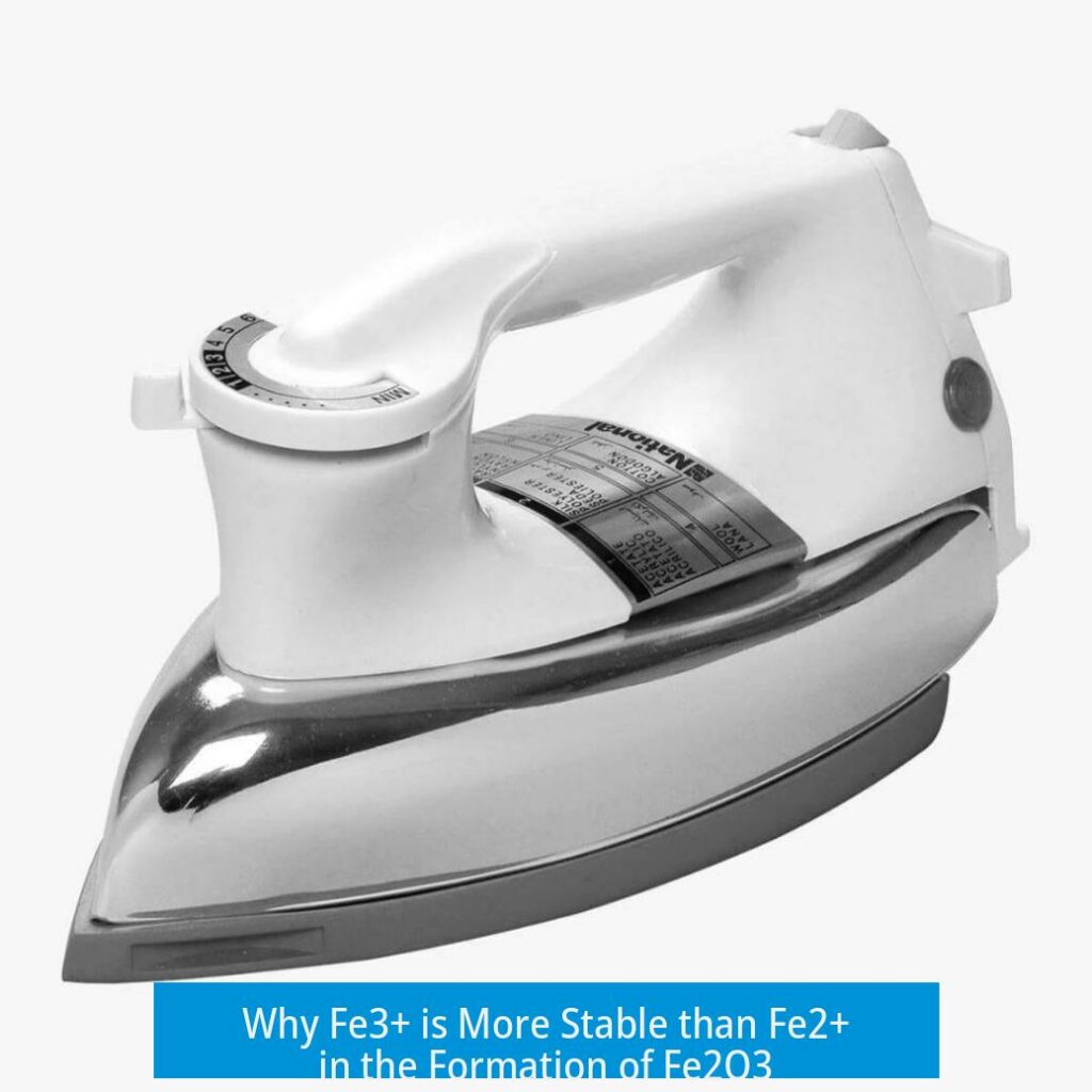 Why Fe3+ is More Stable than Fe2+ in the Formation of Fe2O3 – ChemCafe ...