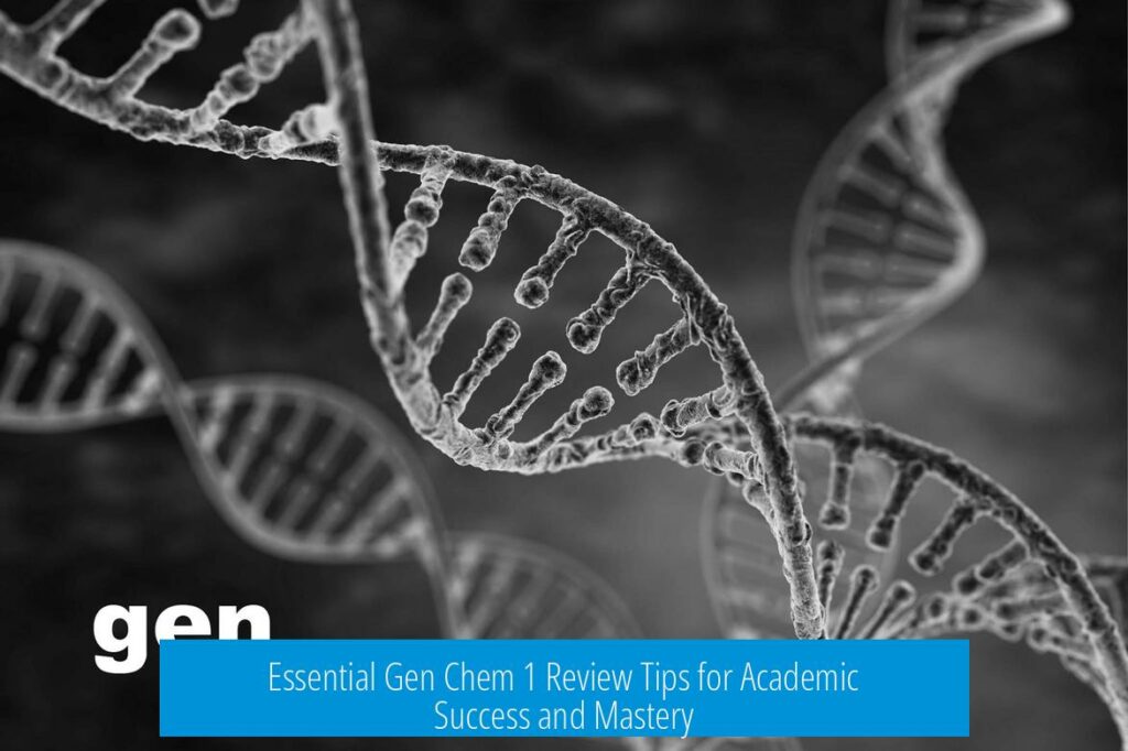Essential Gen Chem 1 Review Tips for Academic Success and Mastery ...