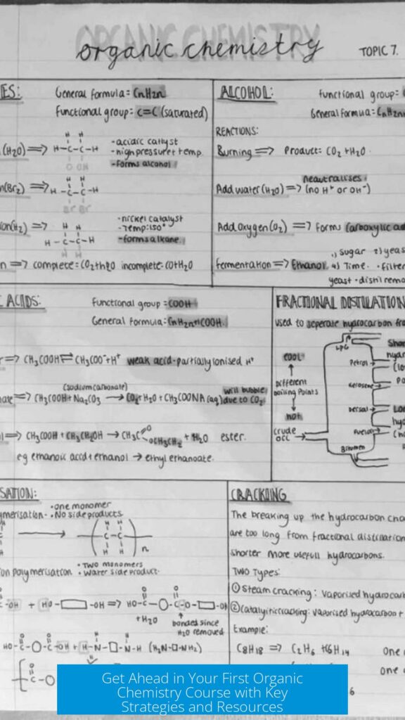 Get Ahead in Your First Organic Chemistry Course with Key Strategies ...