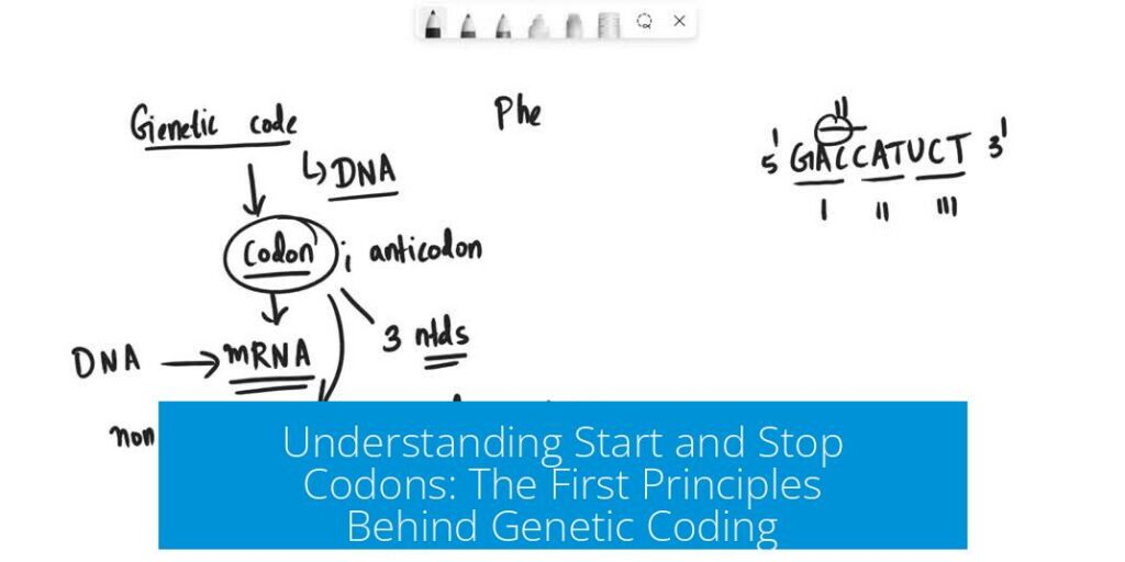 Understanding Start and Stop Codons: The First Principles Behind ...