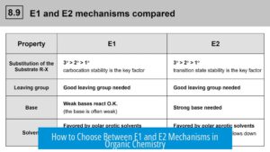 How to Choose Between E1 and E2 Mechanisms in Organic Chemistry ...