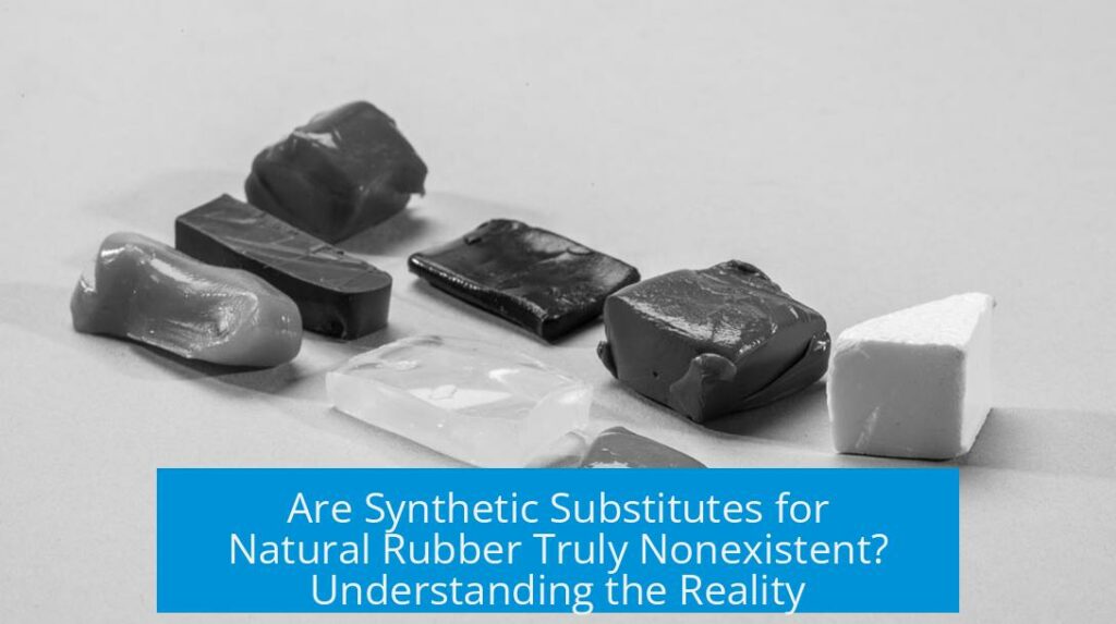 Are Synthetic Substitutes for Natural Rubber Truly Nonexistent ...
