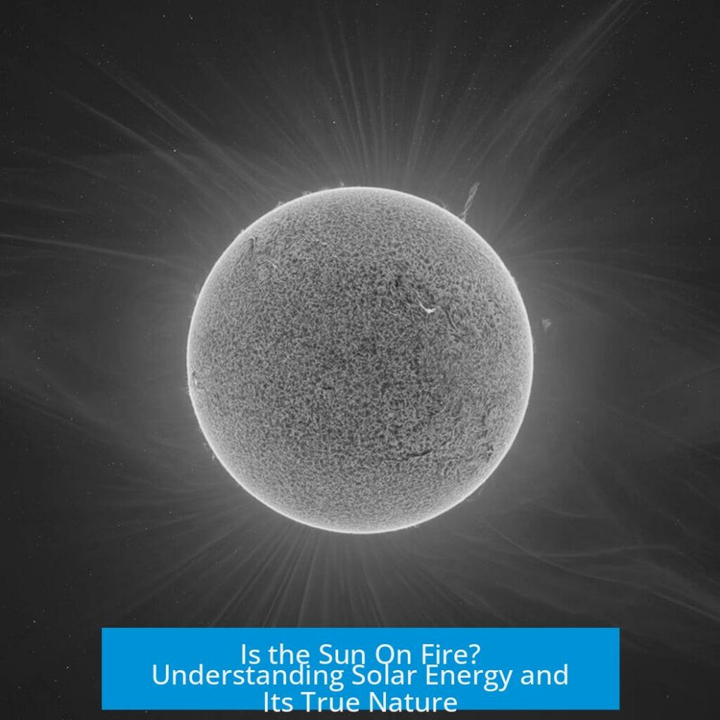 Is the Sun On Fire? Understanding Solar Energy and Its True Nature ...