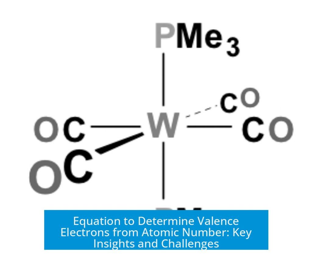 Equation to Determine Valence Electrons from Atomic Number: Key ...
