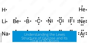 Understanding the Lewis Structure of Glucose and Its Total of 80 Atoms ...