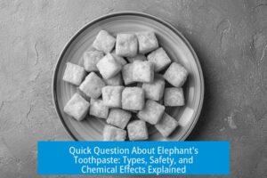 Quick Question About Elephant's Toothpaste: Types, Safety, and Chemical ...