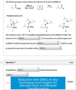 Reduction with DIBAL-H: Key Techniques and Insights for Selective Ester ...