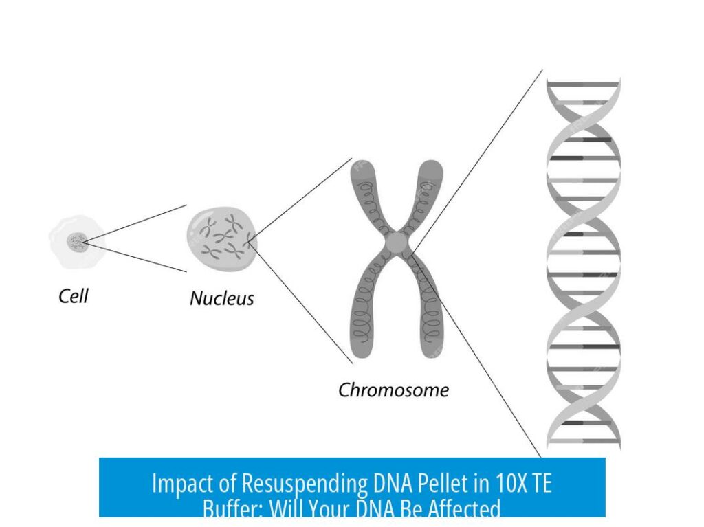 Impact of Resuspending DNA Pellet in 10X TE Buffer: Will Your DNA Be ...