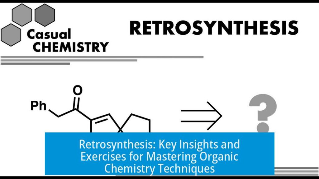Retrosynthesis: Key Insights and Exercises for Mastering Organic ...