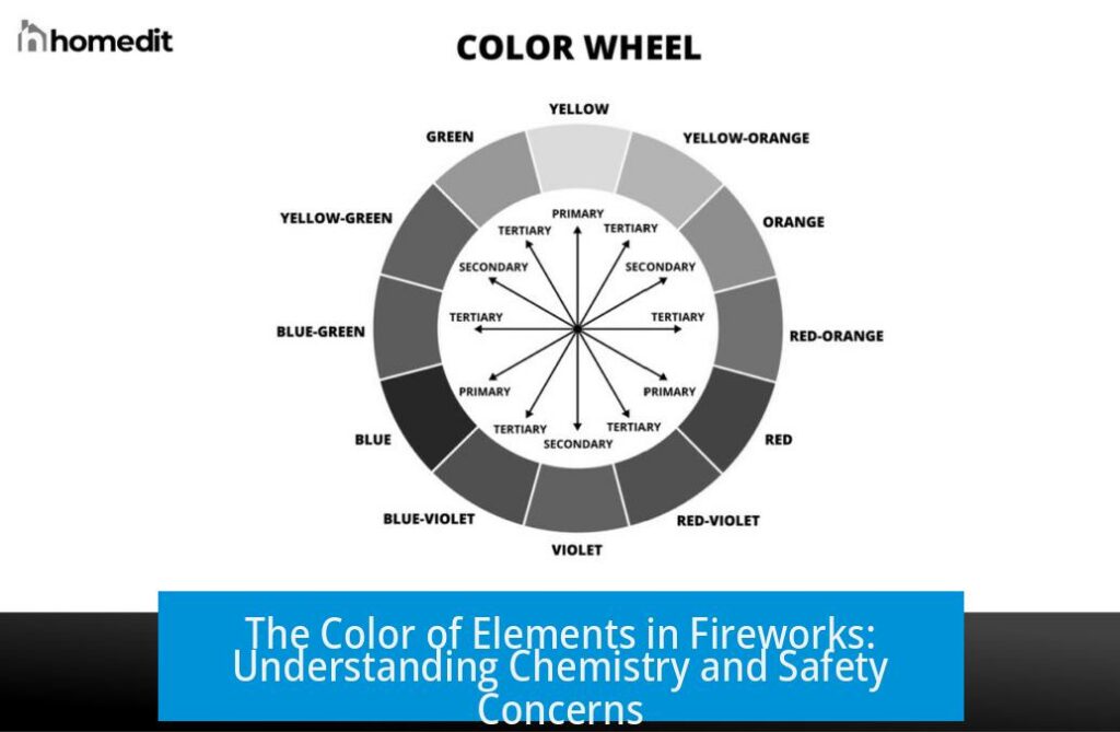 The Color of Elements in Fireworks: Understanding Chemistry and Safety ...