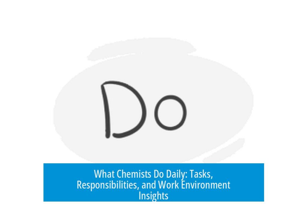 What Chemists Do Daily: Tasks, Responsibilities, and Work Environment ...