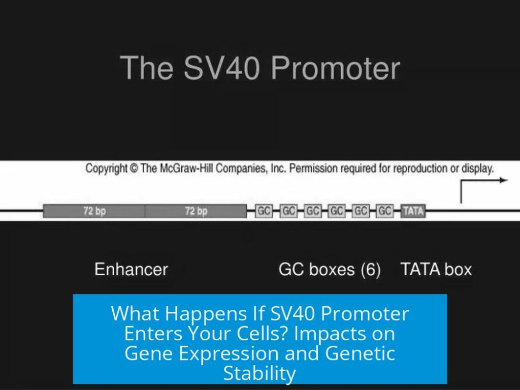 What Happens If SV40 Promoter Enters Your Cells? Impacts on Gene ...