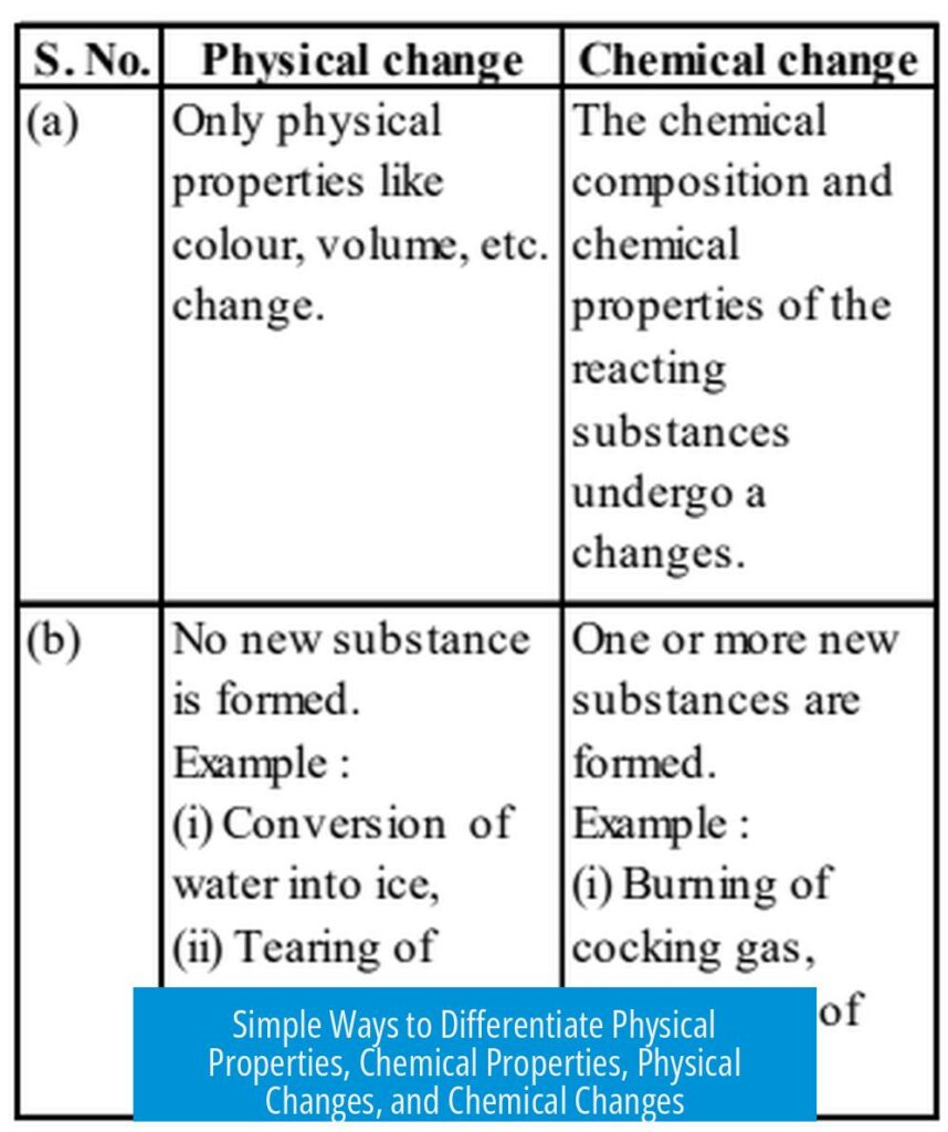 Simple Ways to Differentiate Physical Properties, Chemical Properties ...
