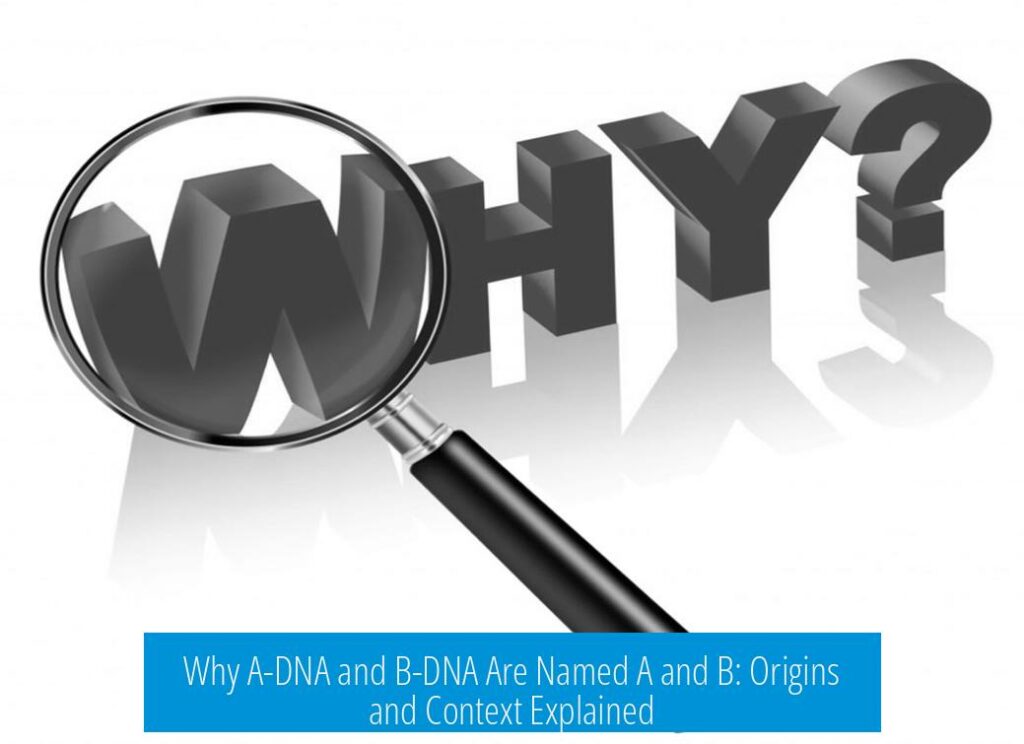 Why A-DNA and B-DNA Are Named A and B: Origins and Context Explained – ChemCafe — science ...