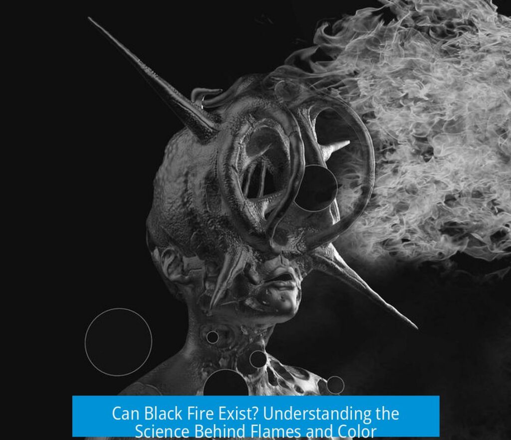 Can Black Fire Exist? Understanding the Science Behind Flames and Color ...