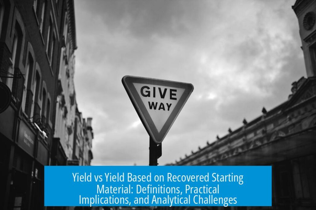 Yield vs Yield Based on Recovered Starting Material: Definitions ...