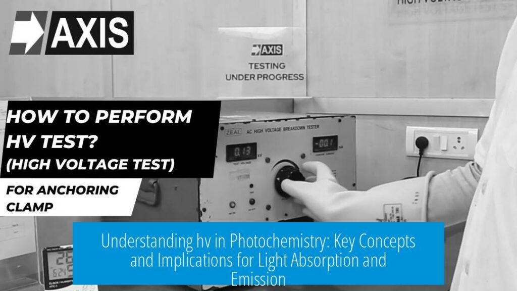 Understanding hv in Photochemistry: Key Concepts and Implications for ...